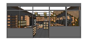Market Stall SketchUp Models for Download | TurboSquid