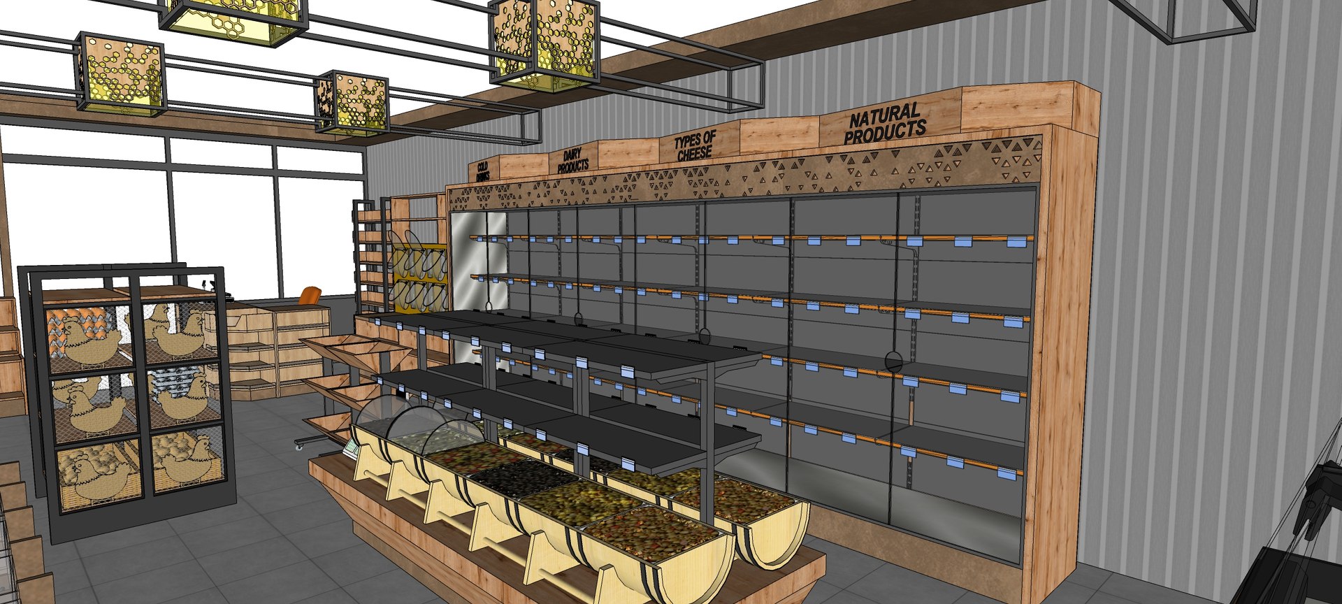 Organic Market Model - TurboSquid 1823260