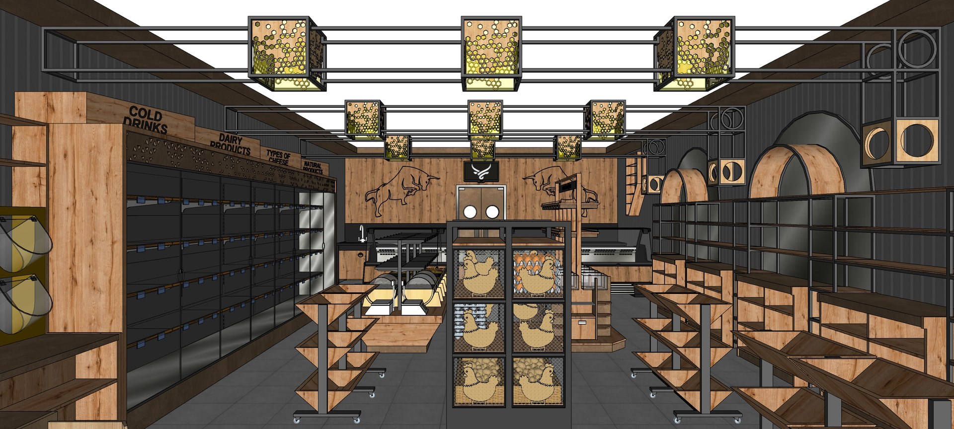 Organic Market Model - TurboSquid 1823260