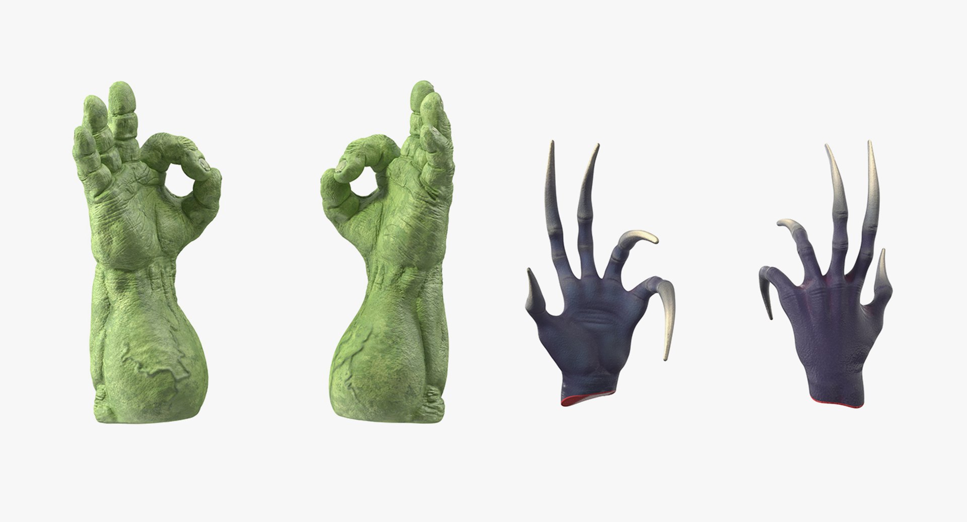 Mutant Hands Collection 3D - TurboSquid 1909577