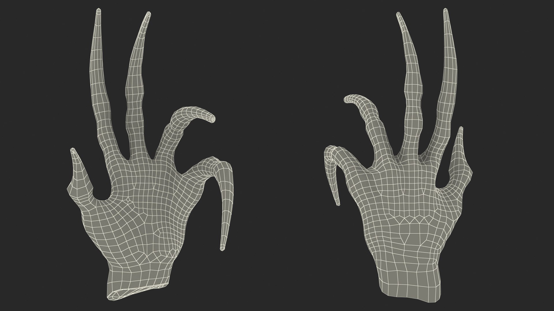 Mutant Hands Collection 3D - TurboSquid 1909577