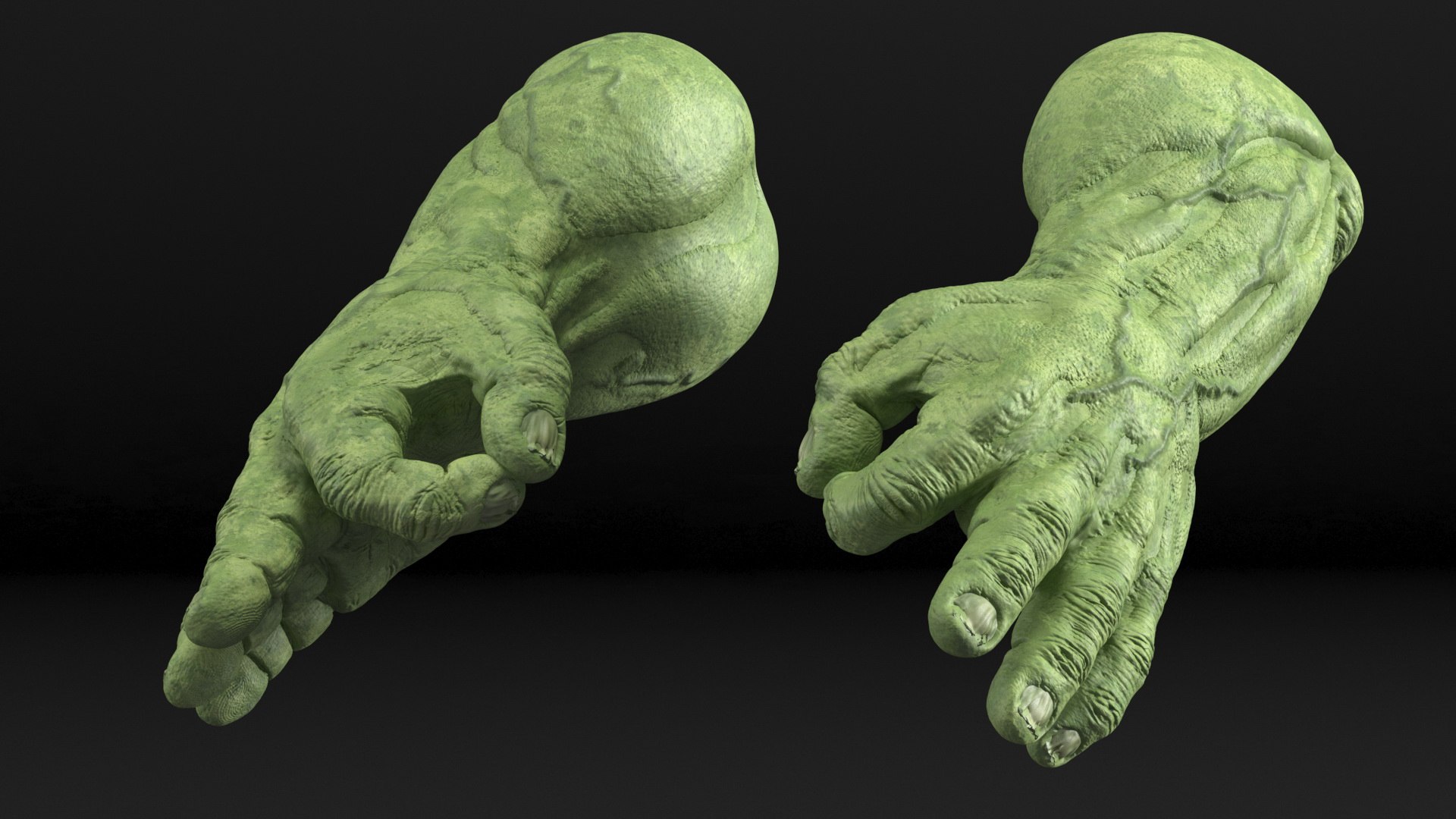 Mutant Hands Collection 3D - TurboSquid 1909577