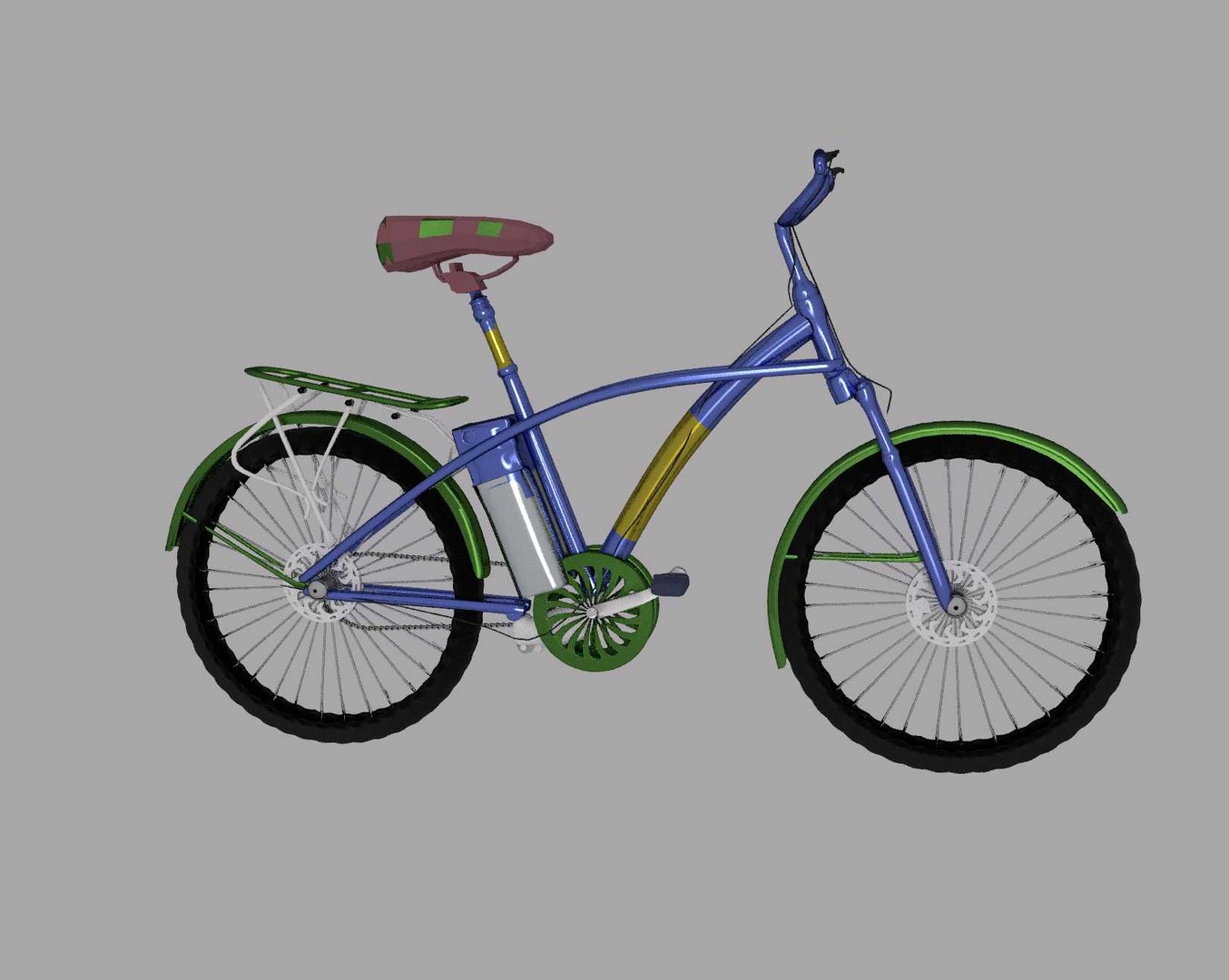 Free Racing Bike 3d Model