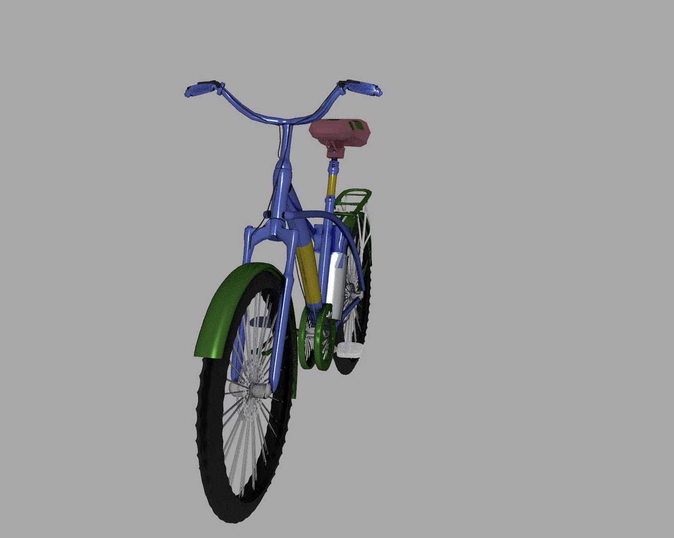 free racing bike 3d model