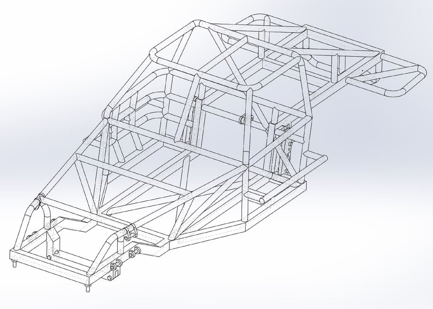 Diecast Frame Of Australian Super Sedan Scale 1 To 25 3D Model ...