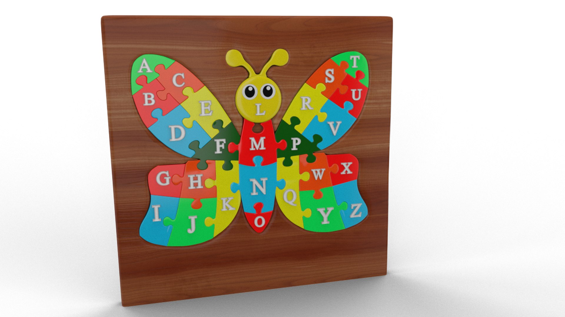 3D Abcd Puzzle - TurboSquid 1251781