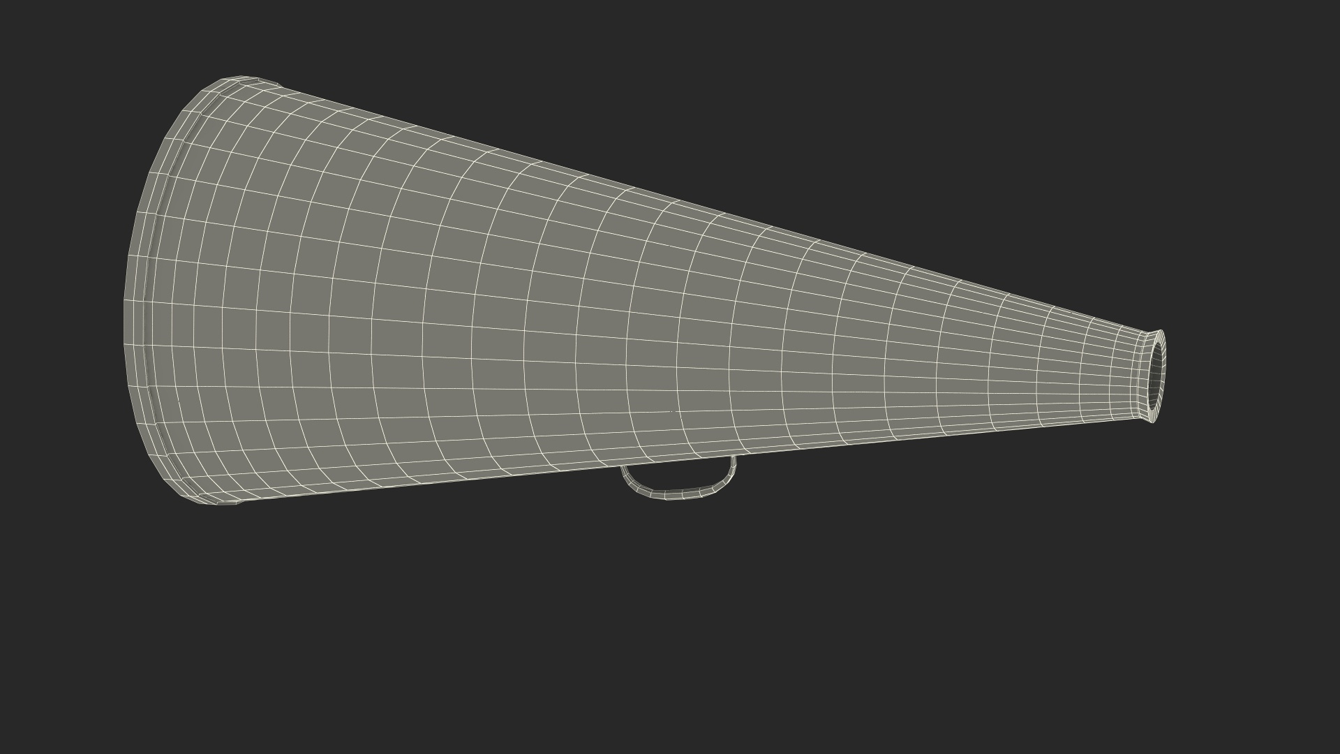 Classic Handheld Megaphone 3D Model - TurboSquid 2190017