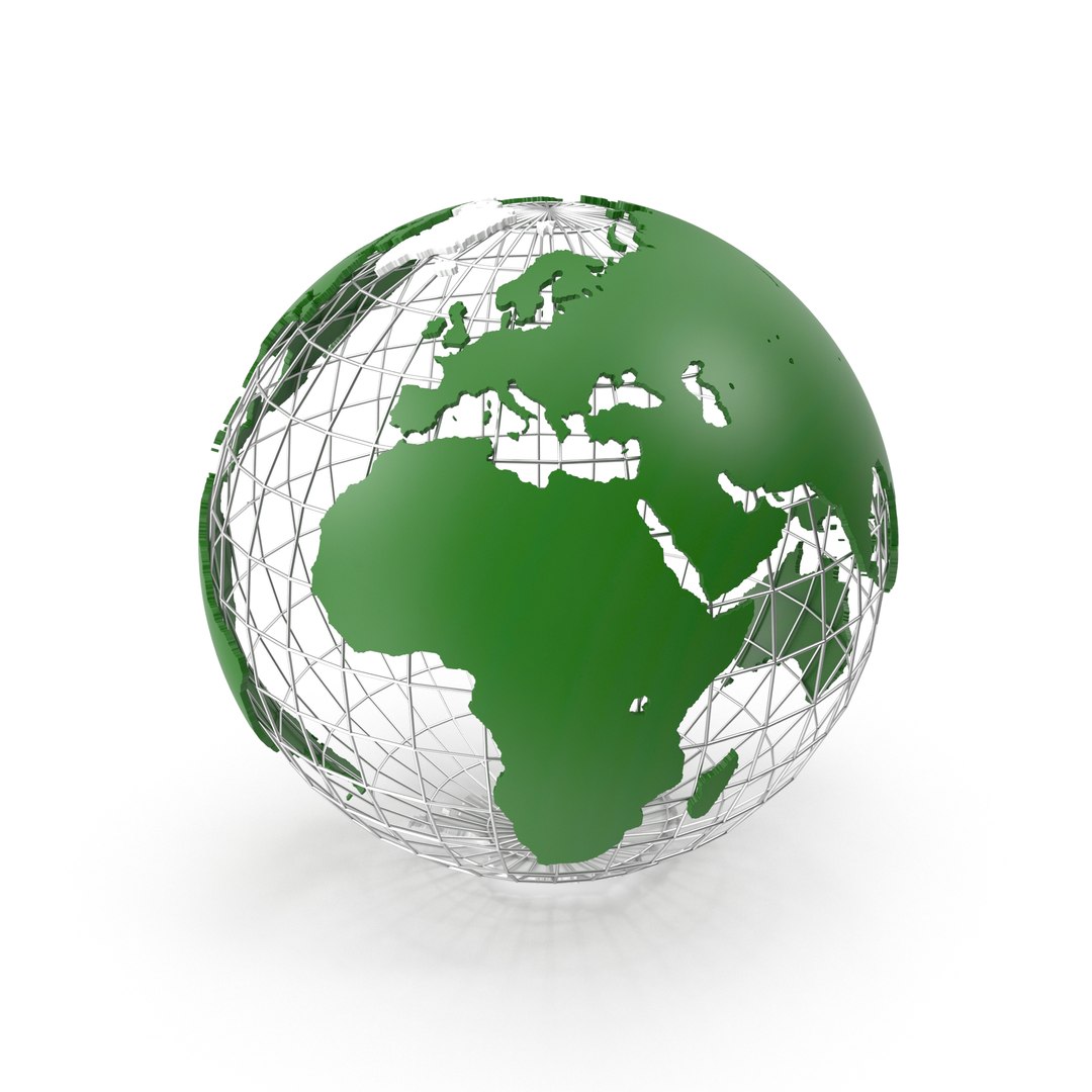 World Wire Globe 3D - TurboSquid 1264755