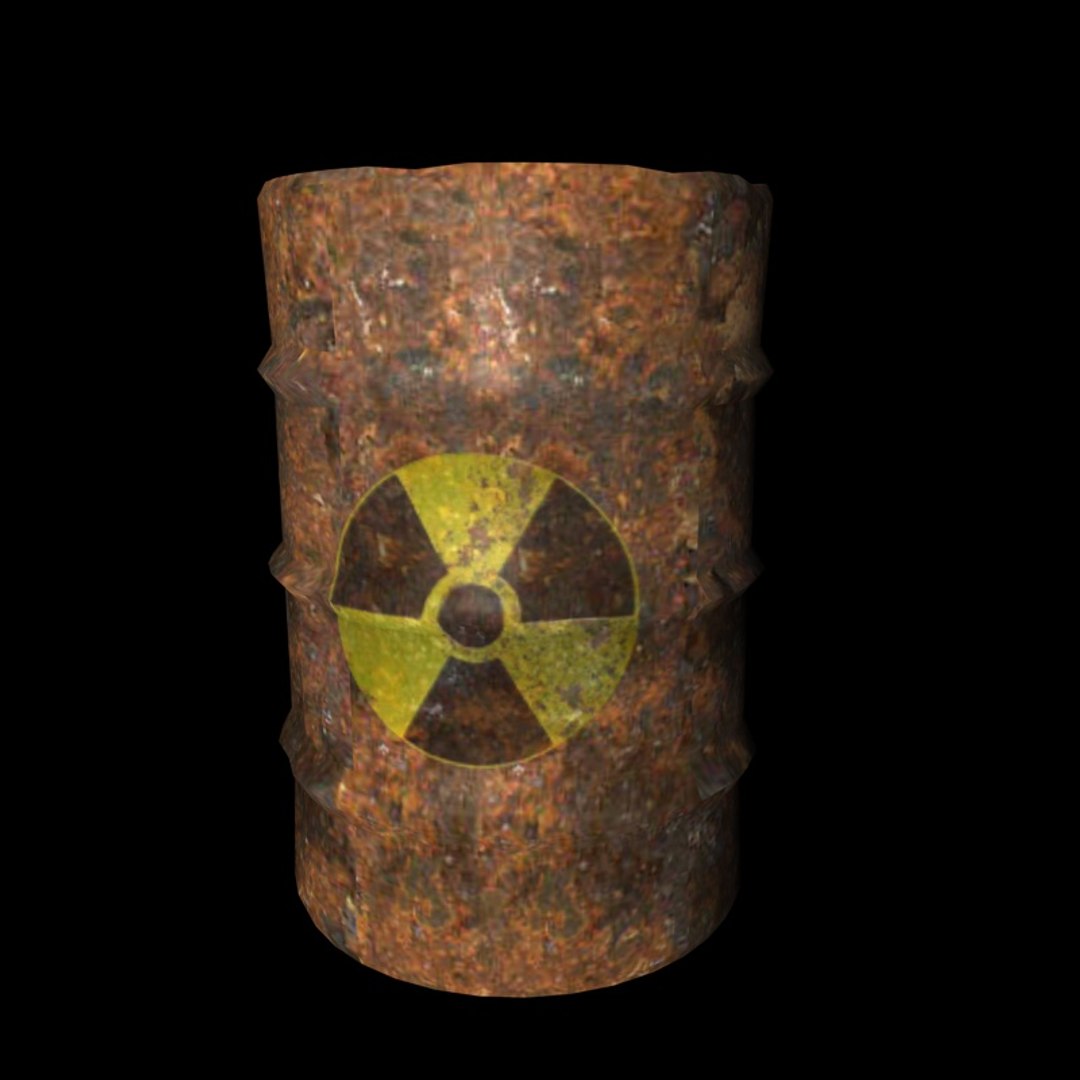 Trash Barrel 3d Model