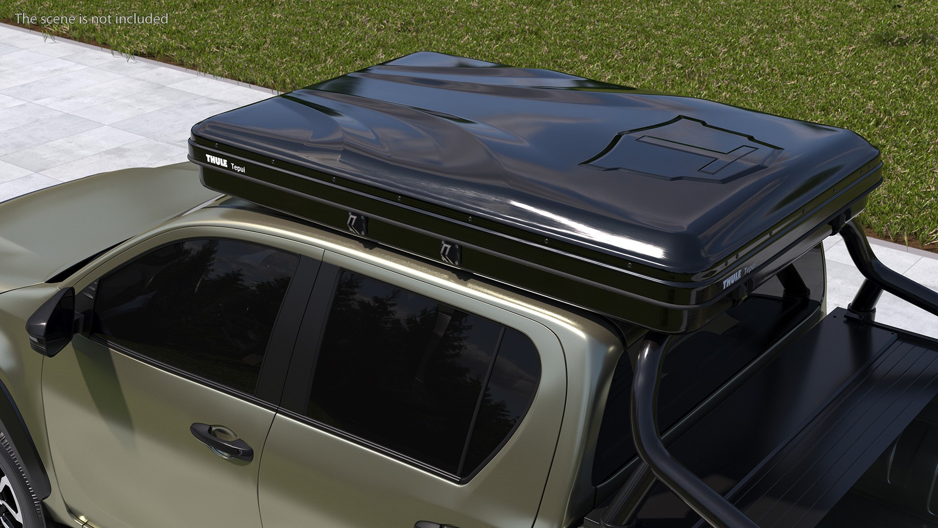 3D Thule Basin Hardshell Roof Top Tent Folded Model - TurboSquid 2206620