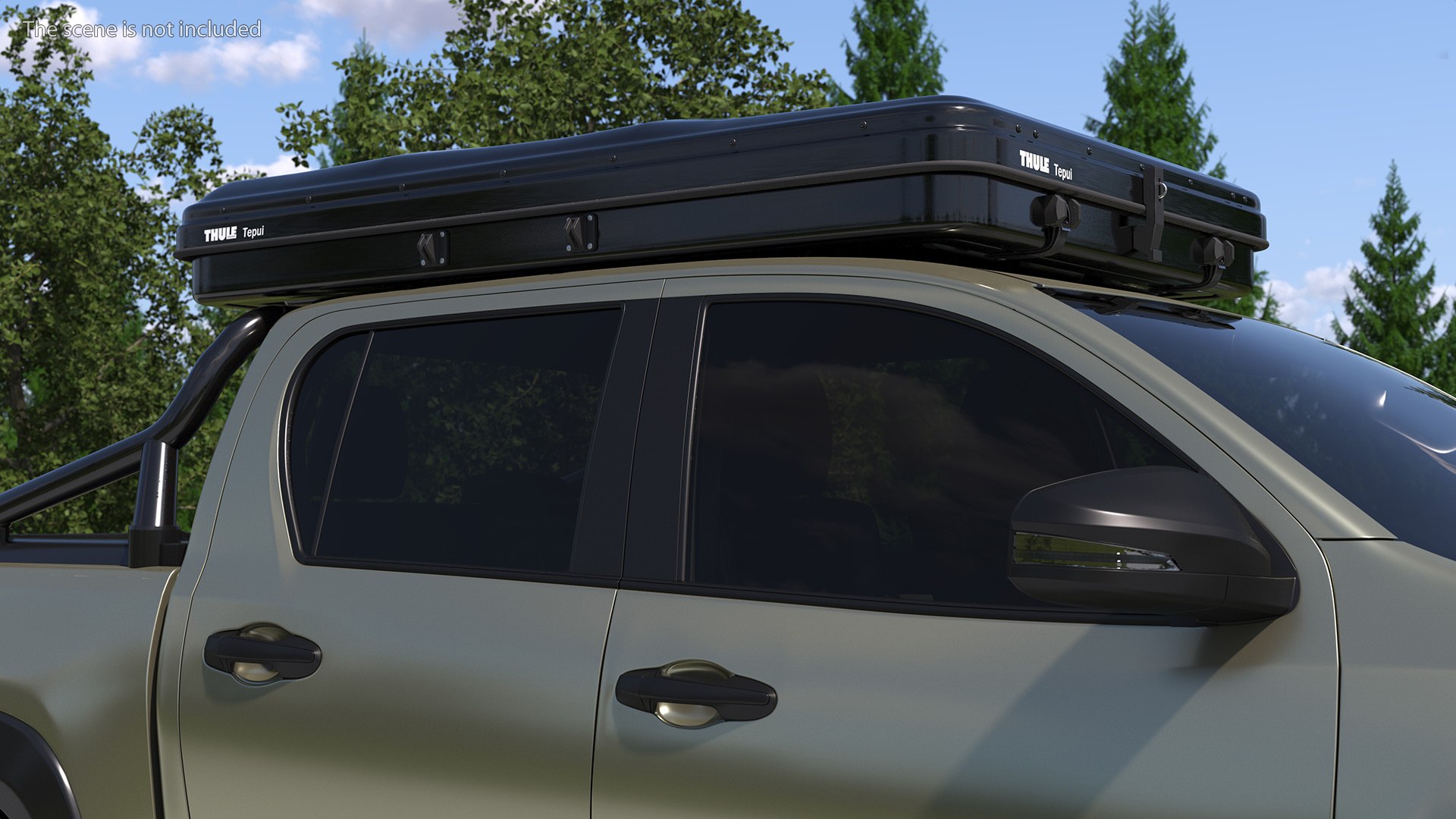 3D Thule Basin Hardshell Roof Top Tent Folded Model - TurboSquid 2206620