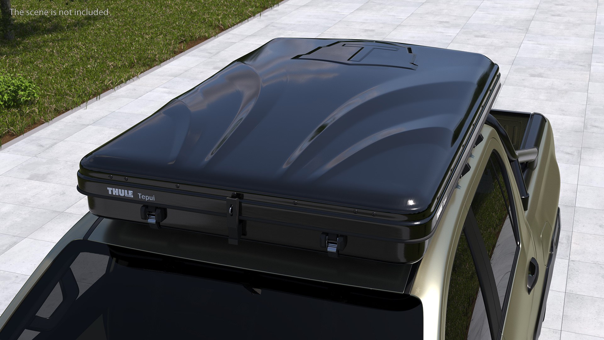 3D Thule Basin Hardshell Roof Top Tent Folded Model - TurboSquid 2206620