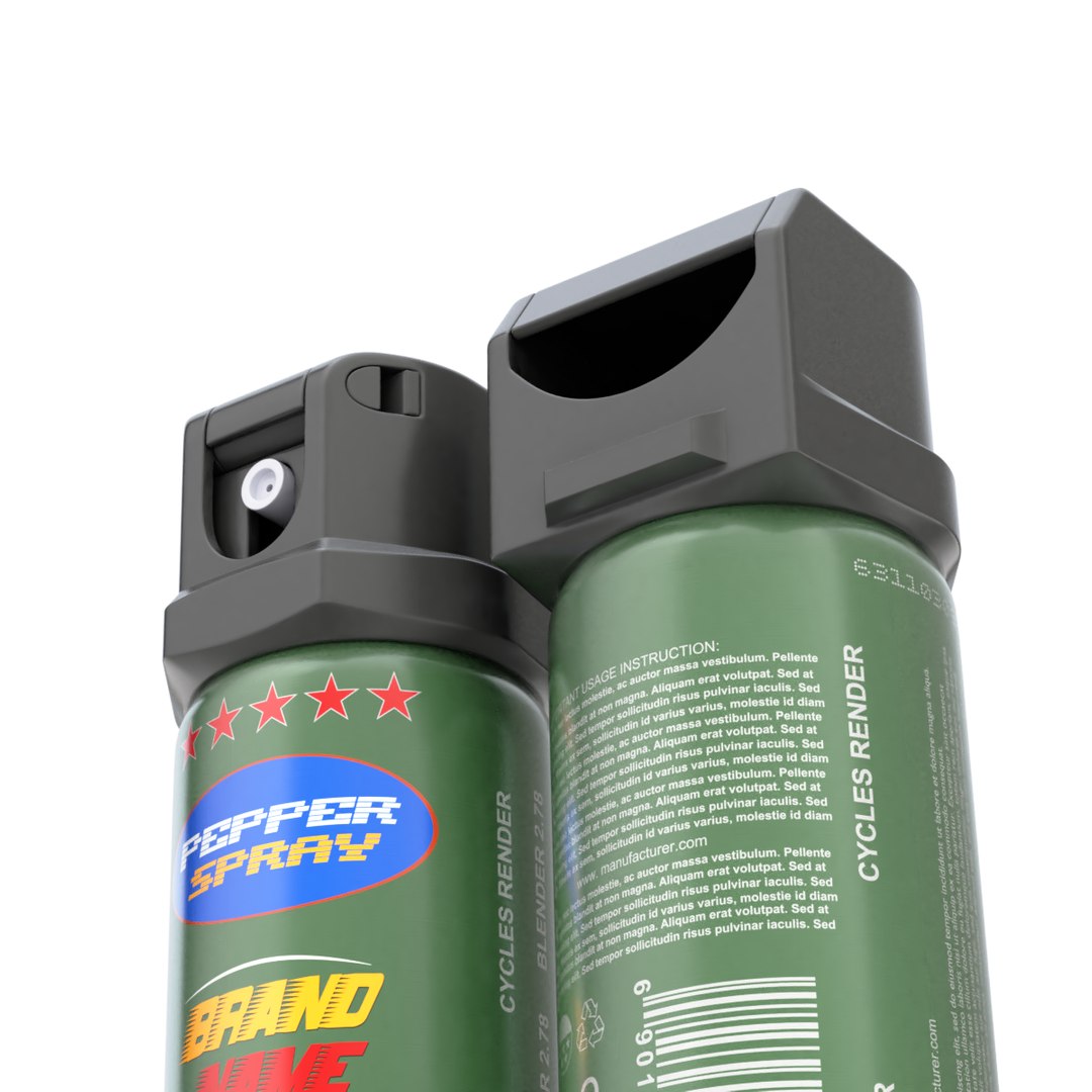 Pepper Spray 3D Model - TurboSquid 1620068