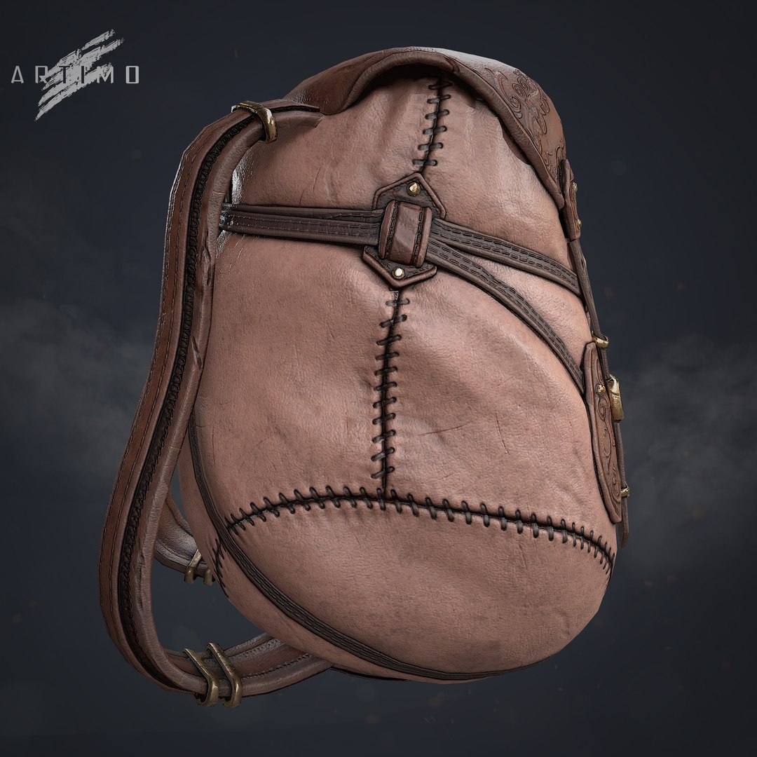 3D Fantasy Bag PBR Game Ready Model - TurboSquid 1725119