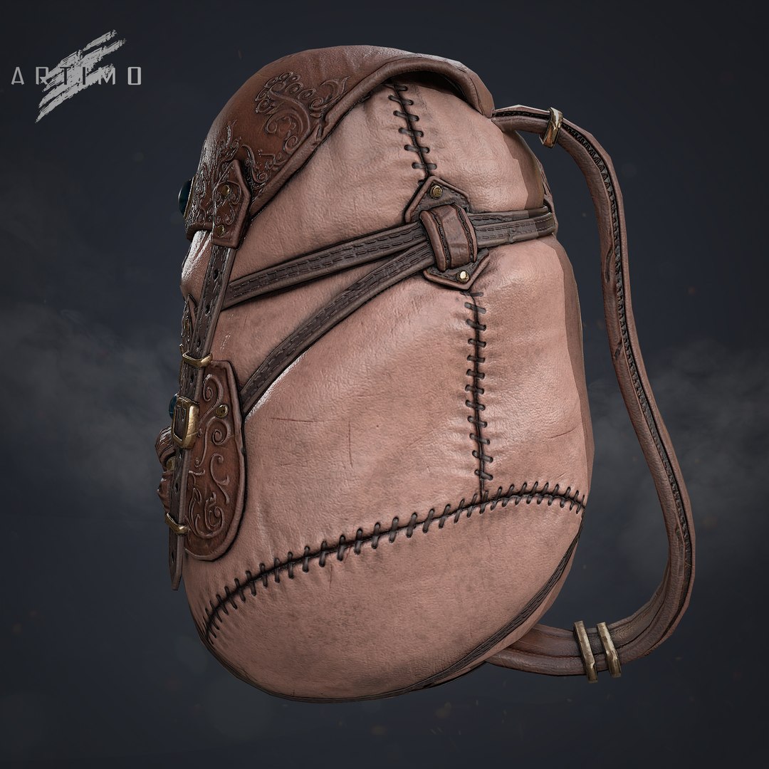 3D Fantasy Bag PBR Game Ready Model - TurboSquid 1725119