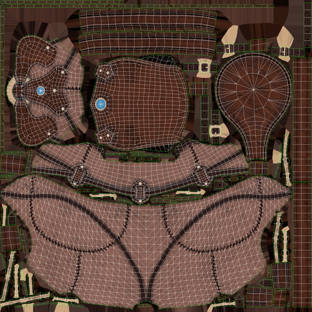 3D Fantasy Bag PBR Game Ready Model - TurboSquid 1725119