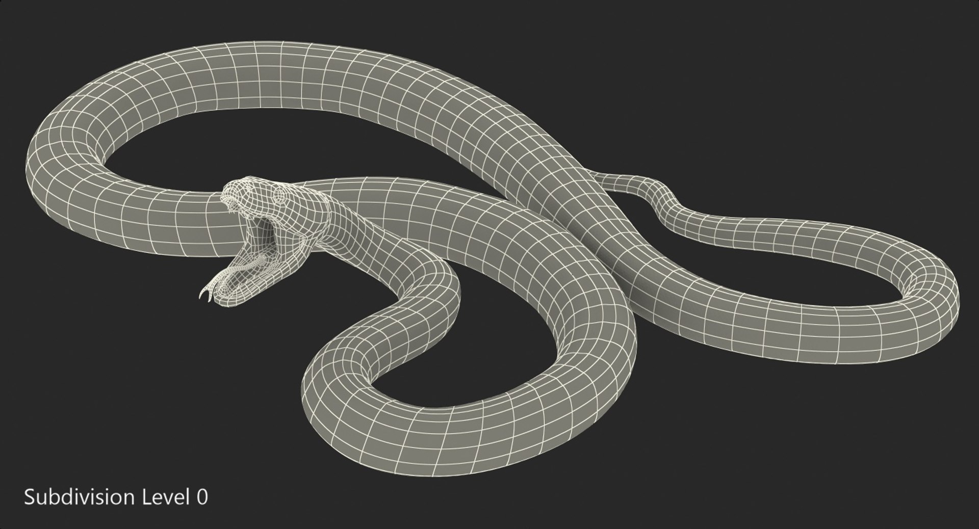 Green Python Snake Attack 3D Model - TurboSquid 1410562