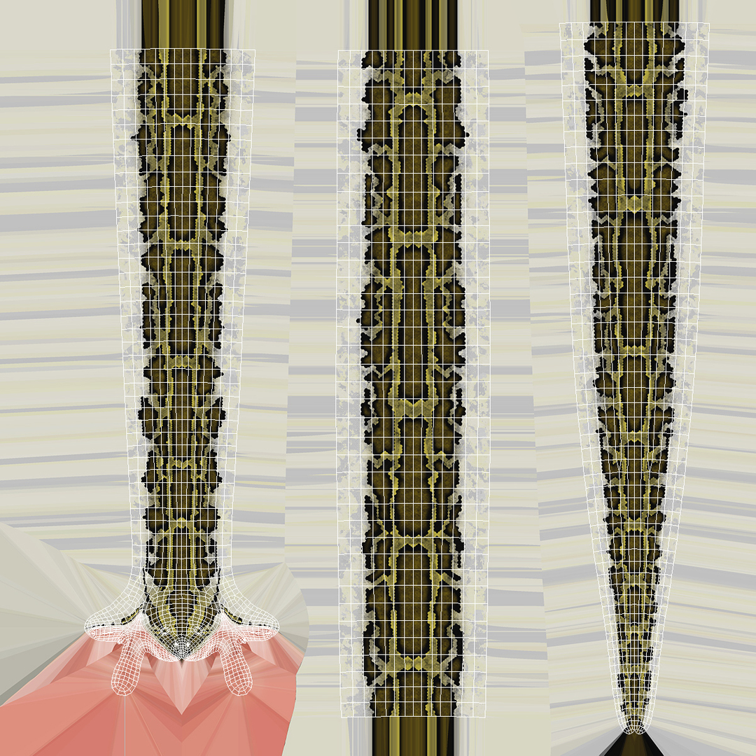 Green python snake attack 3D model - TurboSquid 1410562