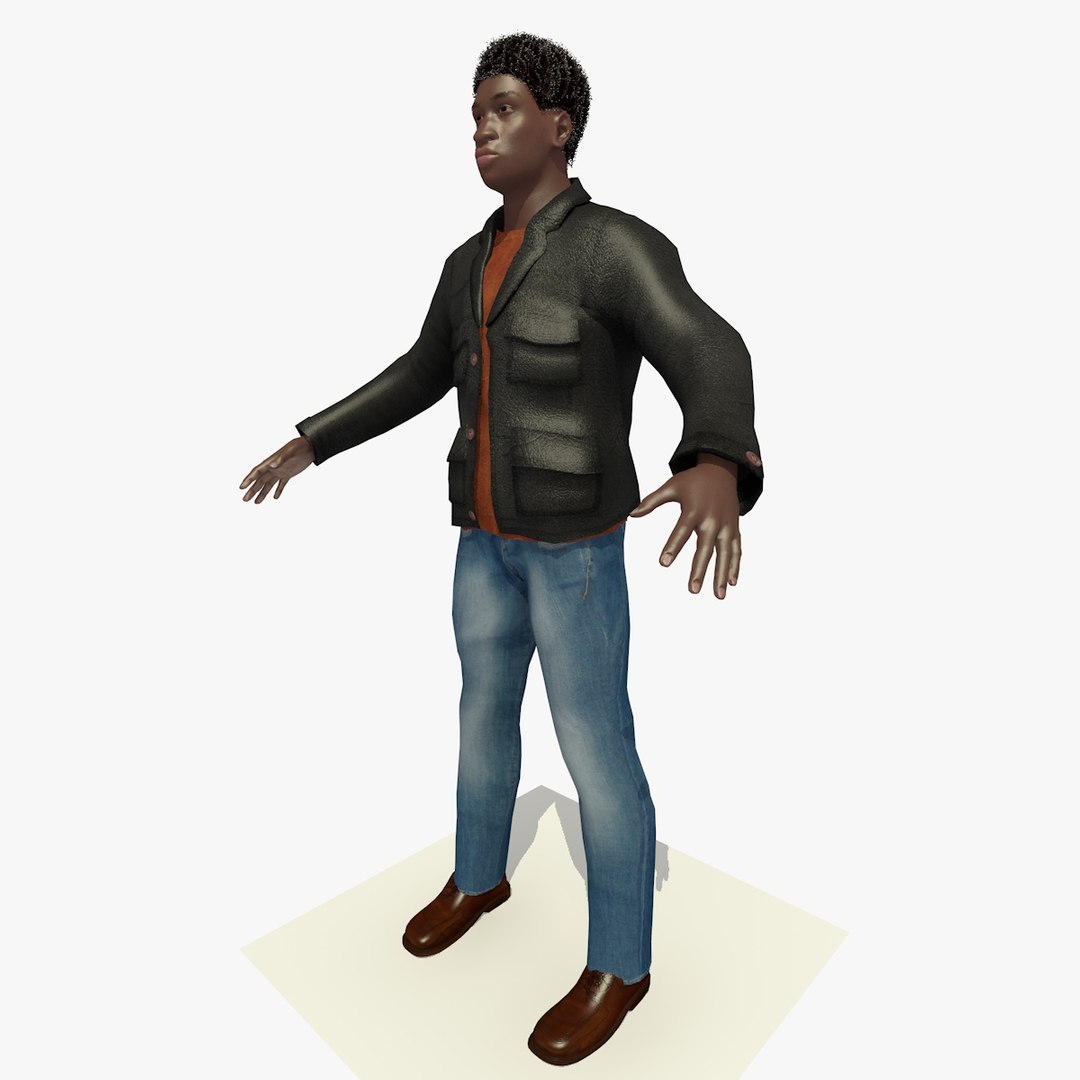 3ds african male man black