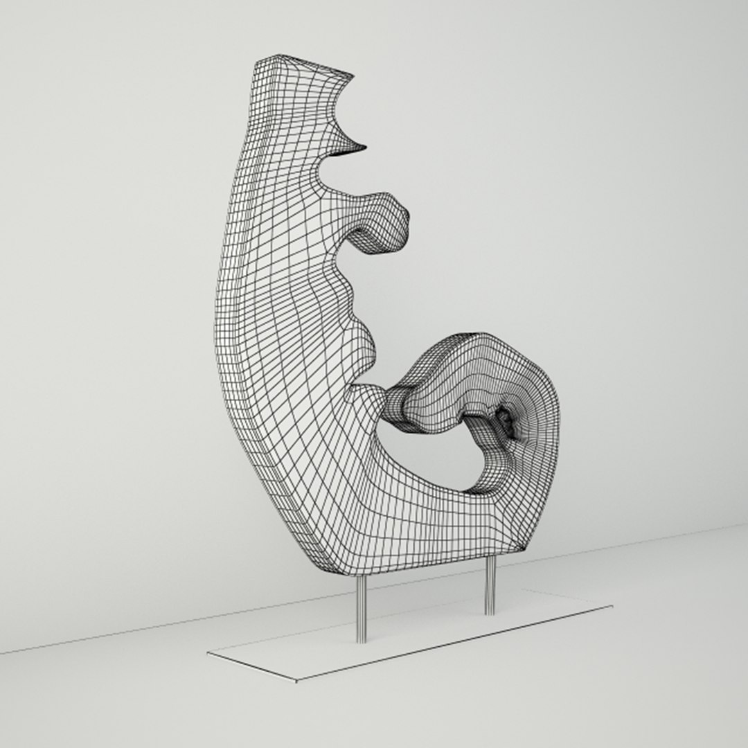 3D wooden decoration stand - TurboSquid 1201501