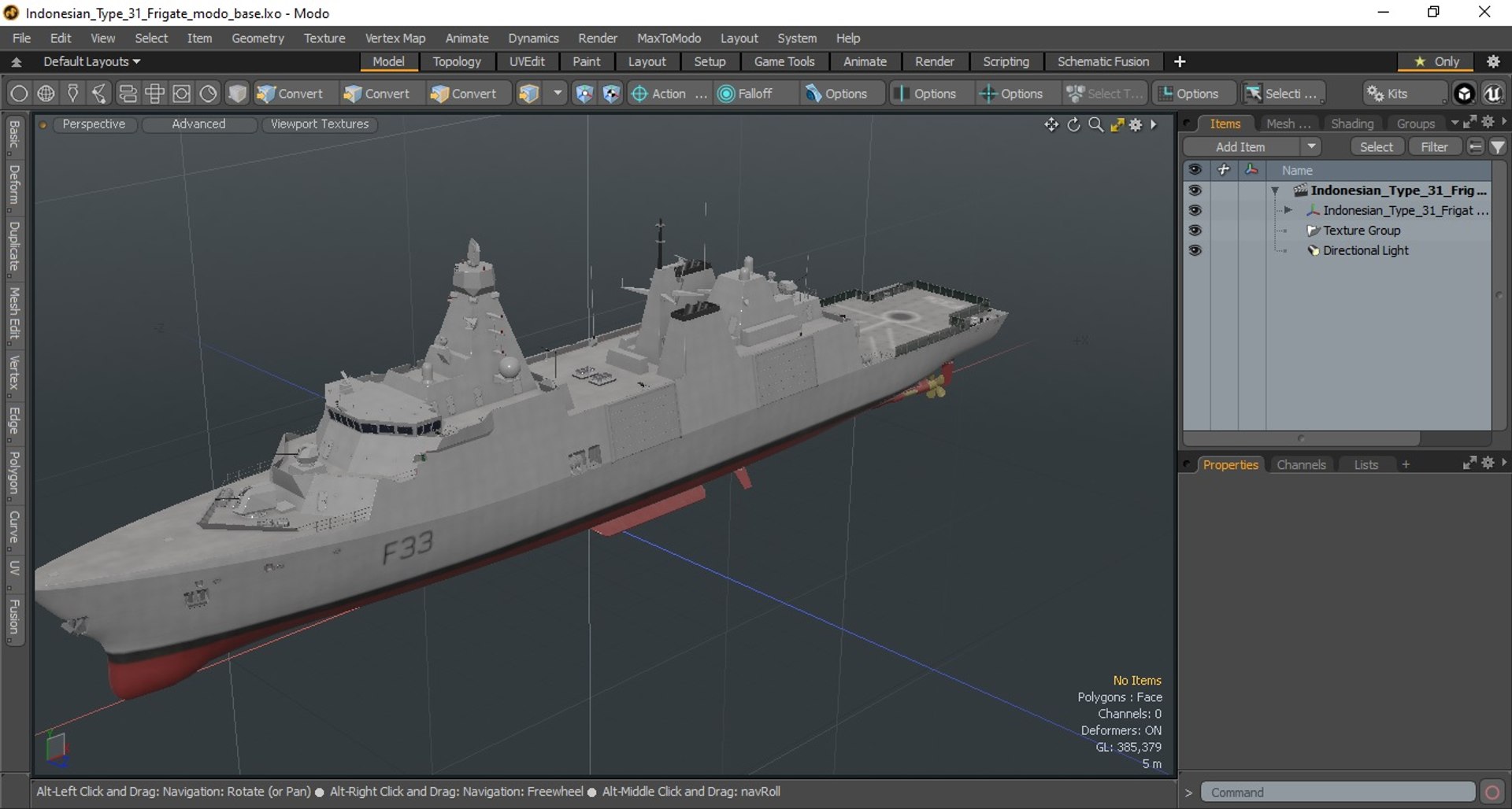 Indonesian Type 31 Frigate Model - TurboSquid 2314699