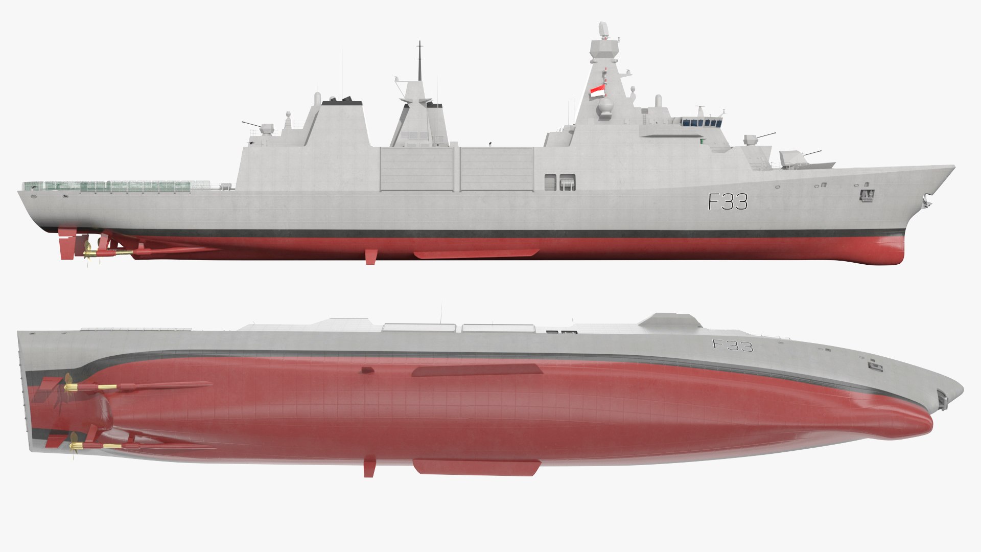 Indonesian Type 31 Frigate Model - TurboSquid 2314699