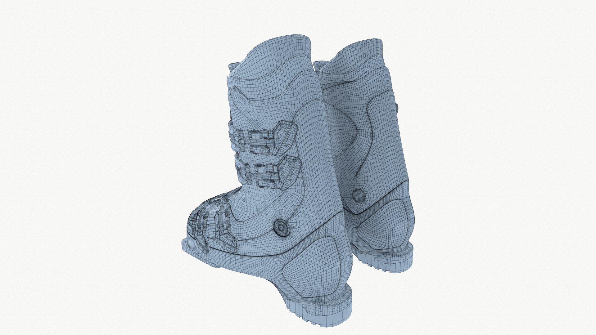 Ski boots 3D model - TurboSquid 1283653