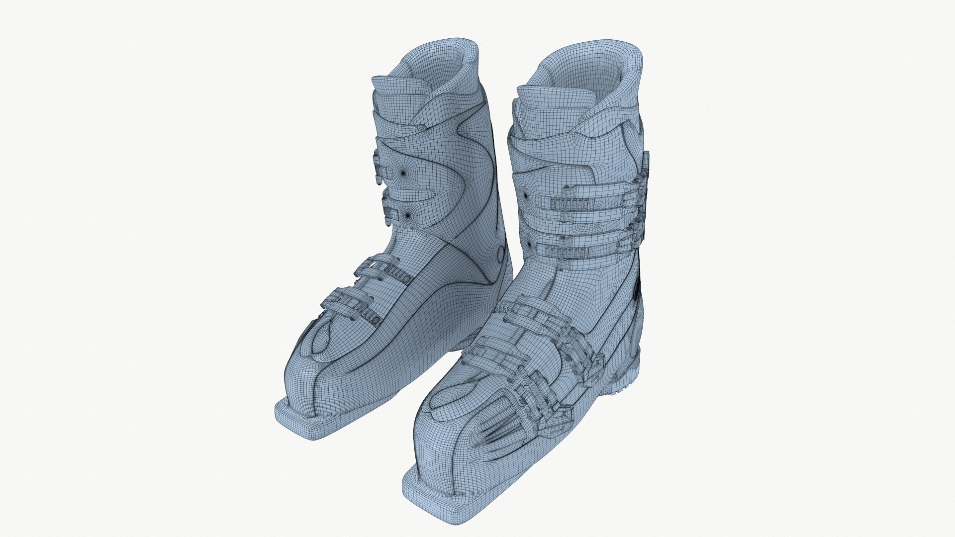 Ski boots 3D model - TurboSquid 1283653