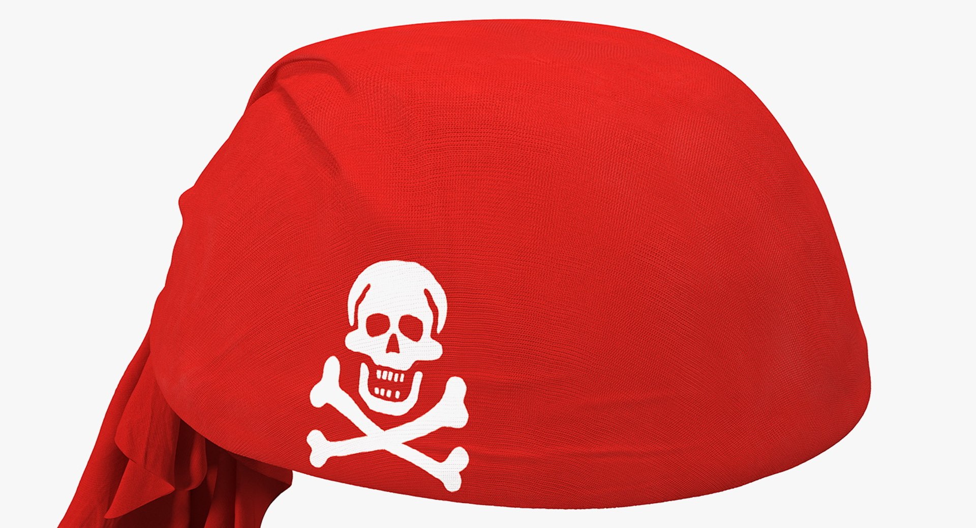 3D Red Pirate Scarf - TurboSquid 1430454