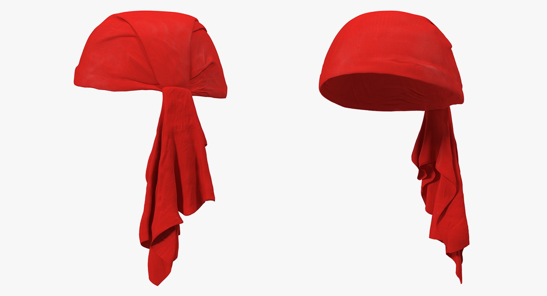 3D Red Pirate Scarf - TurboSquid 1430454
