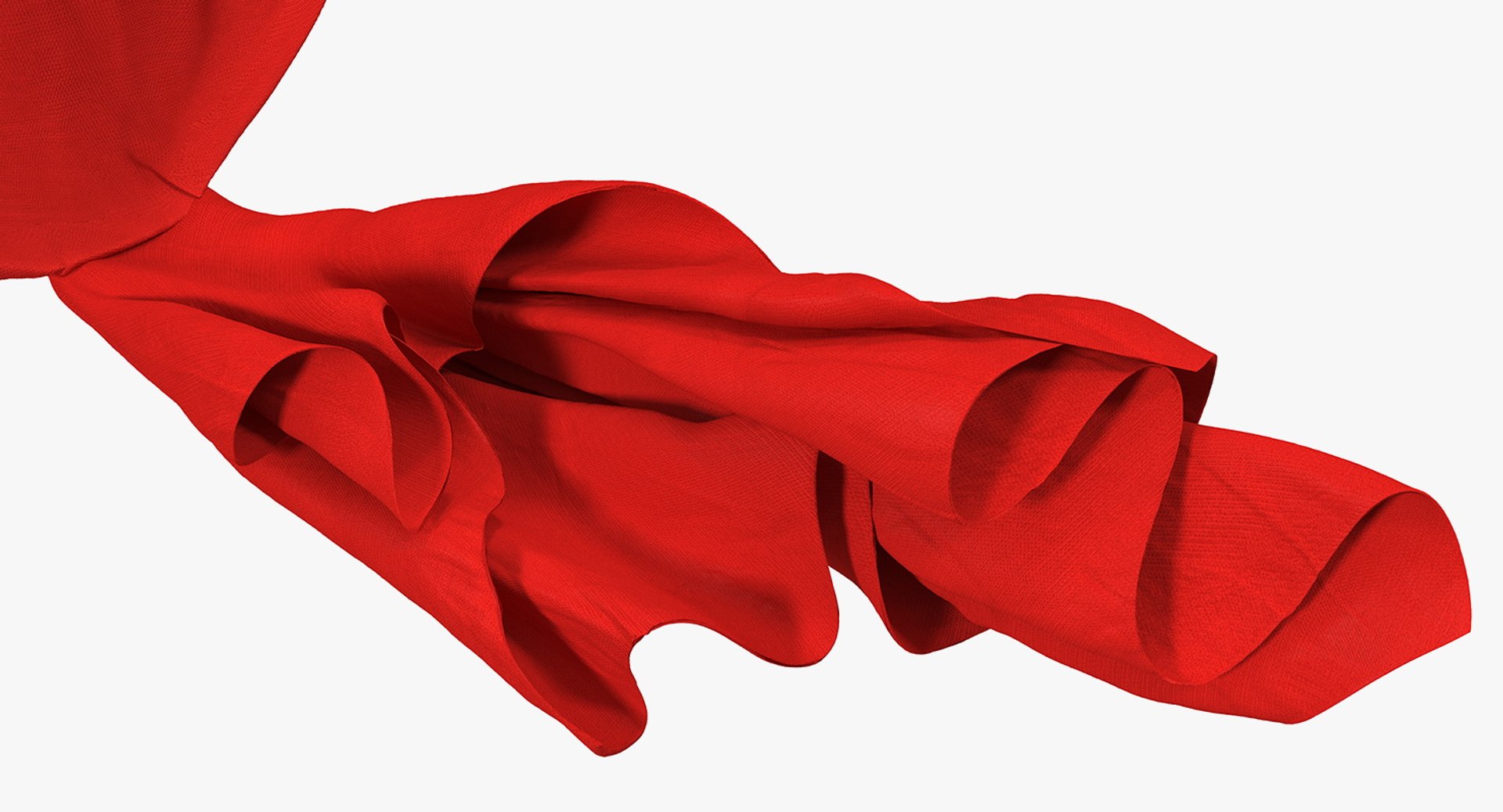 3D Red Pirate Scarf - TurboSquid 1430454