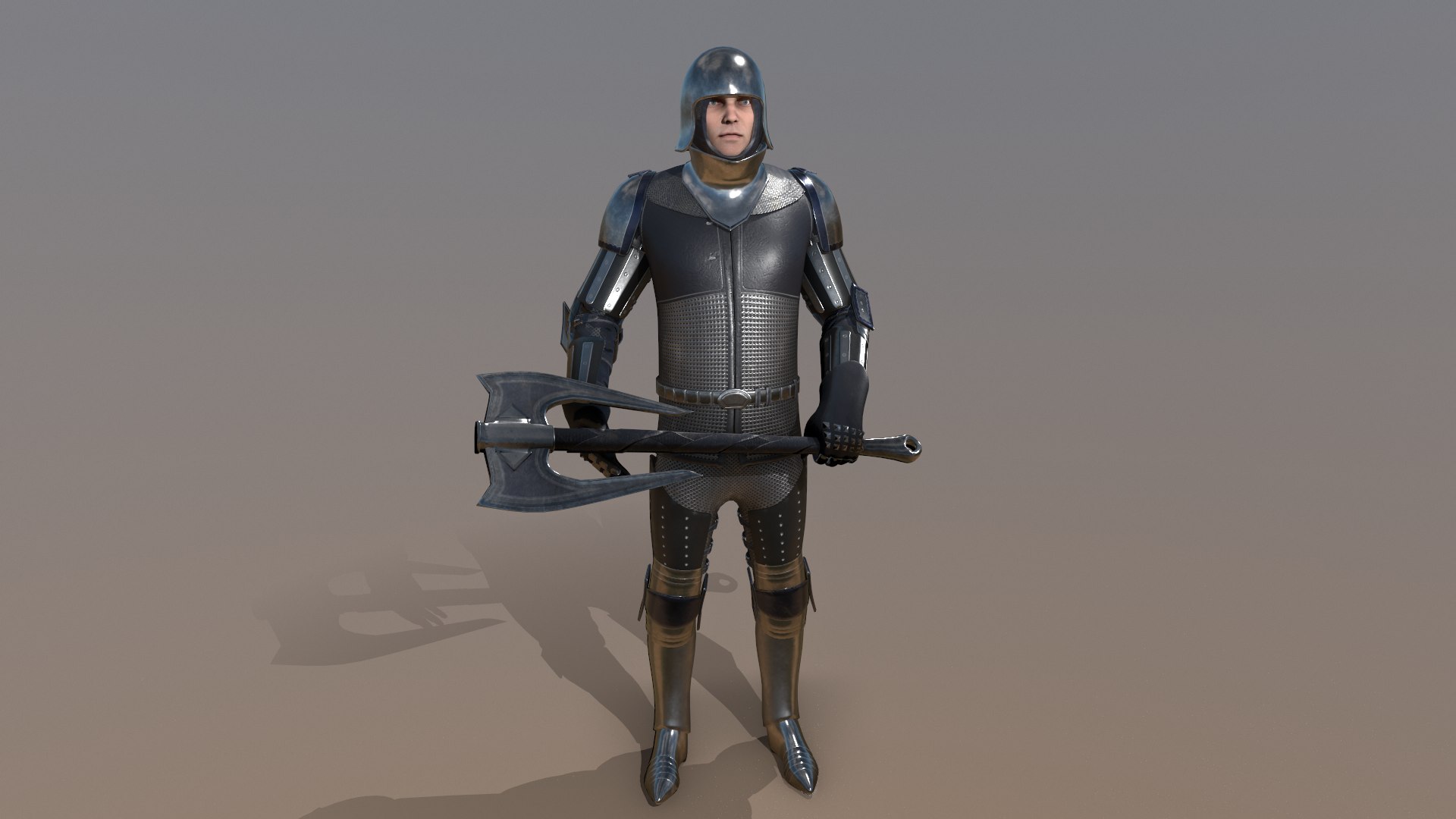 3D Knight Male Character - TurboSquid 1666606