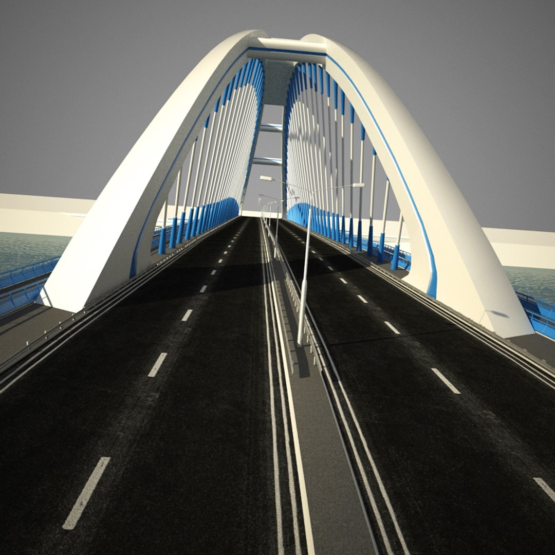 3d Model Apollo Bridge