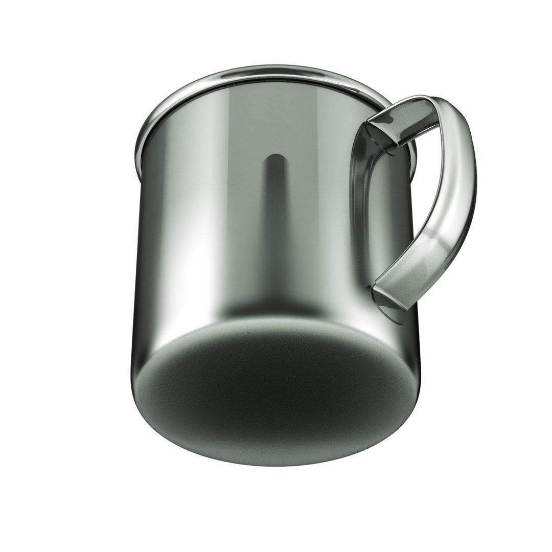 3D Model Cup Stainless Steel - TurboSquid 1185217