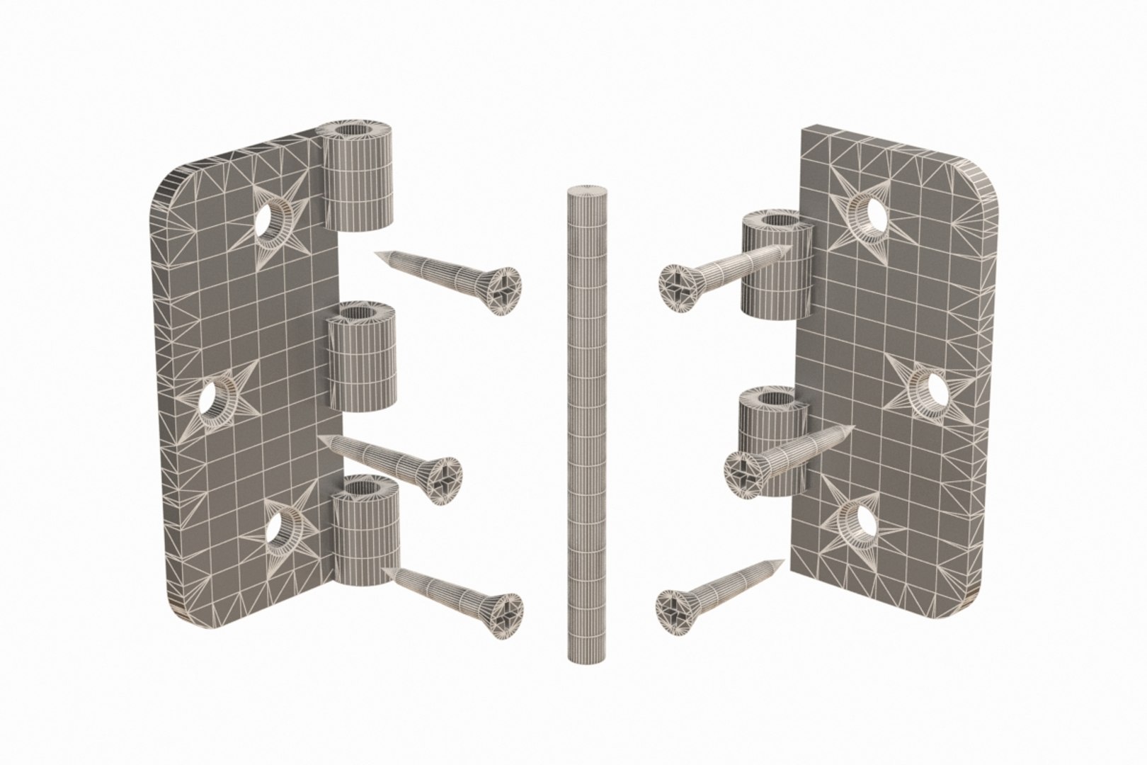 Hinge Realistic Door 3D Model - TurboSquid 1334284