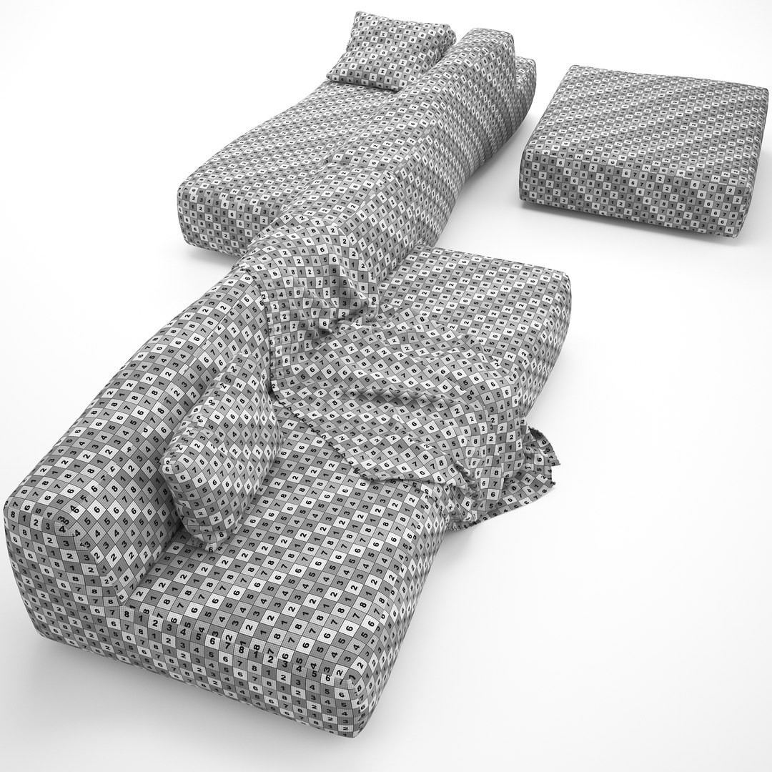 3d bend sofa model
