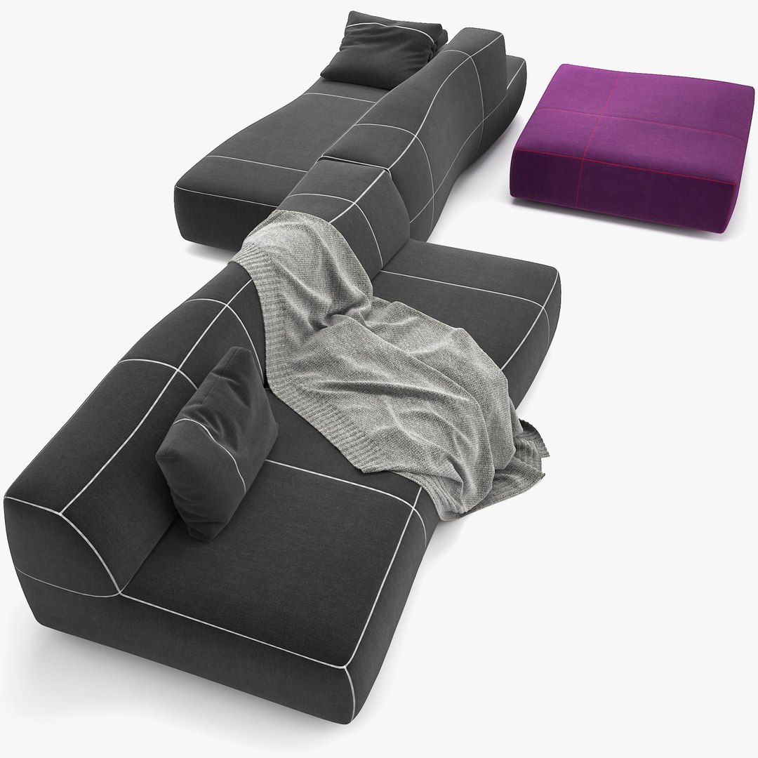 3d bend sofa model