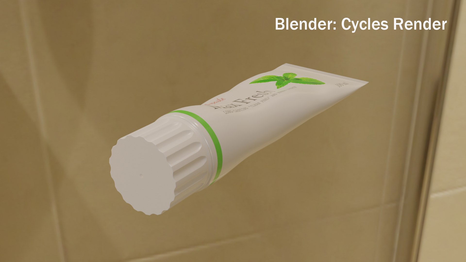 3D Model Toothpaste - TurboSquid 2144057