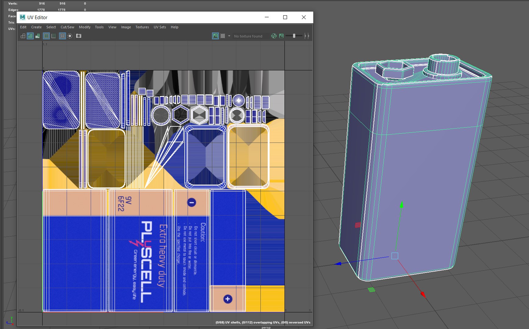 3D 9v Battery Model - TurboSquid 2196152