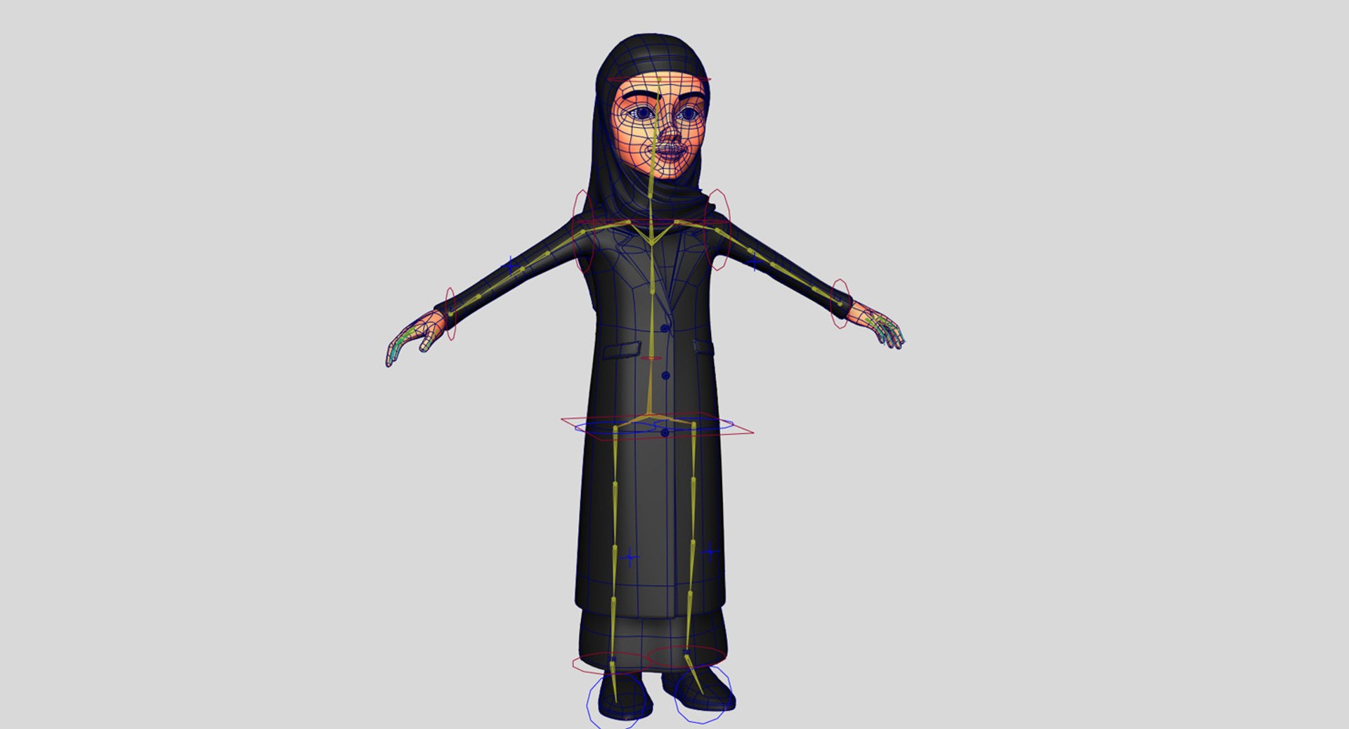 Character Young Arab Woman Model - TurboSquid 1292592