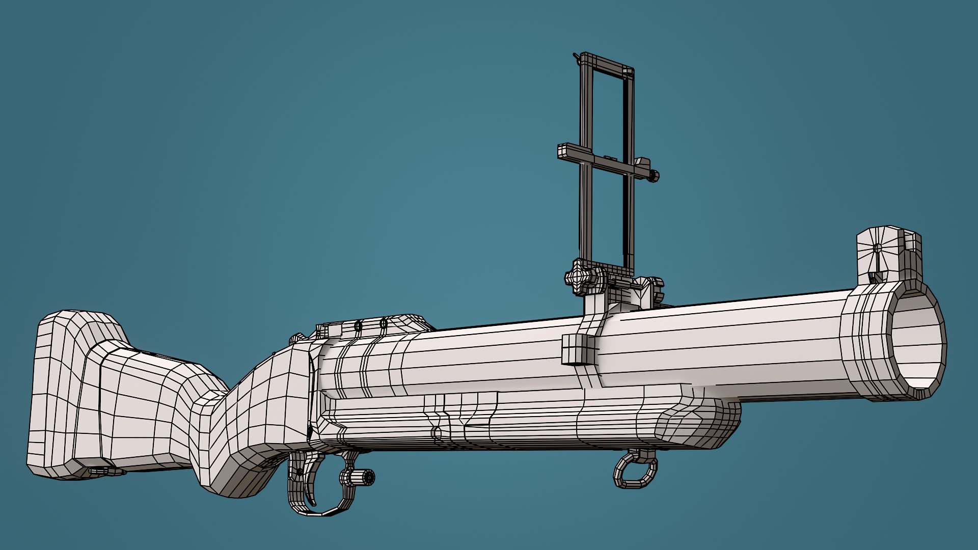Grenade Launcher 3D Model - TurboSquid 1861315