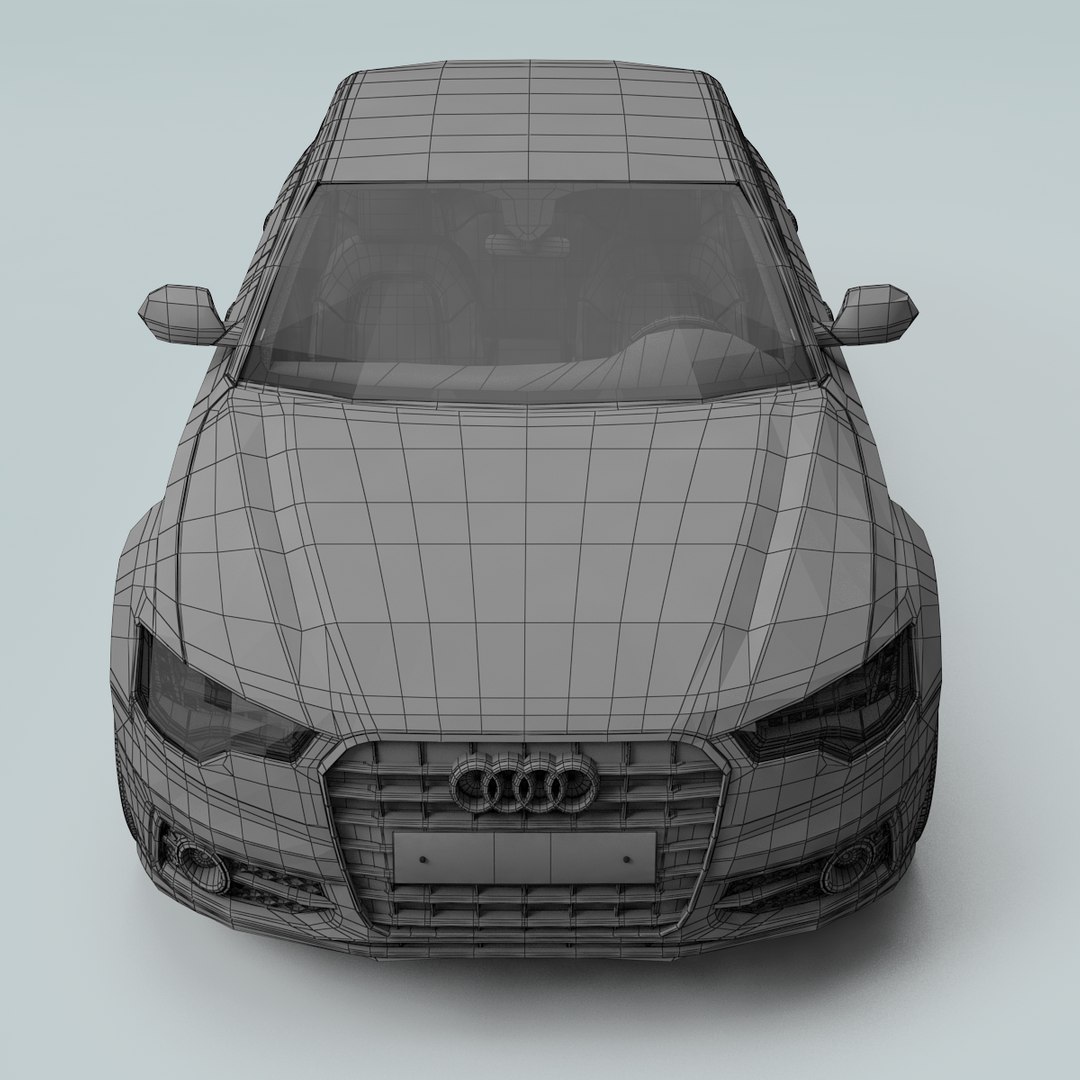 audi a6 sedan 3d 3ds