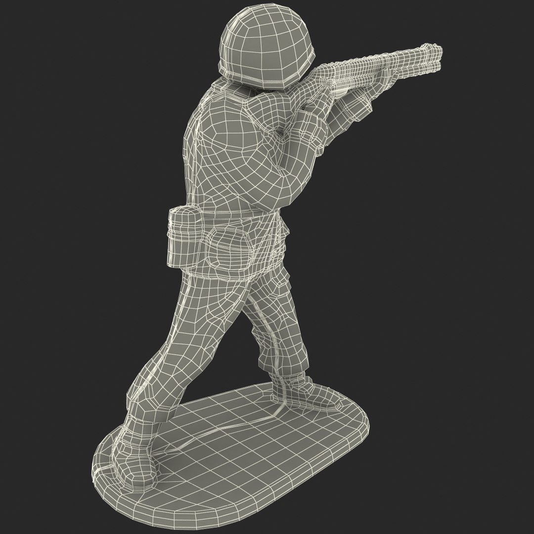 3d Plastic Army Men 2 Model