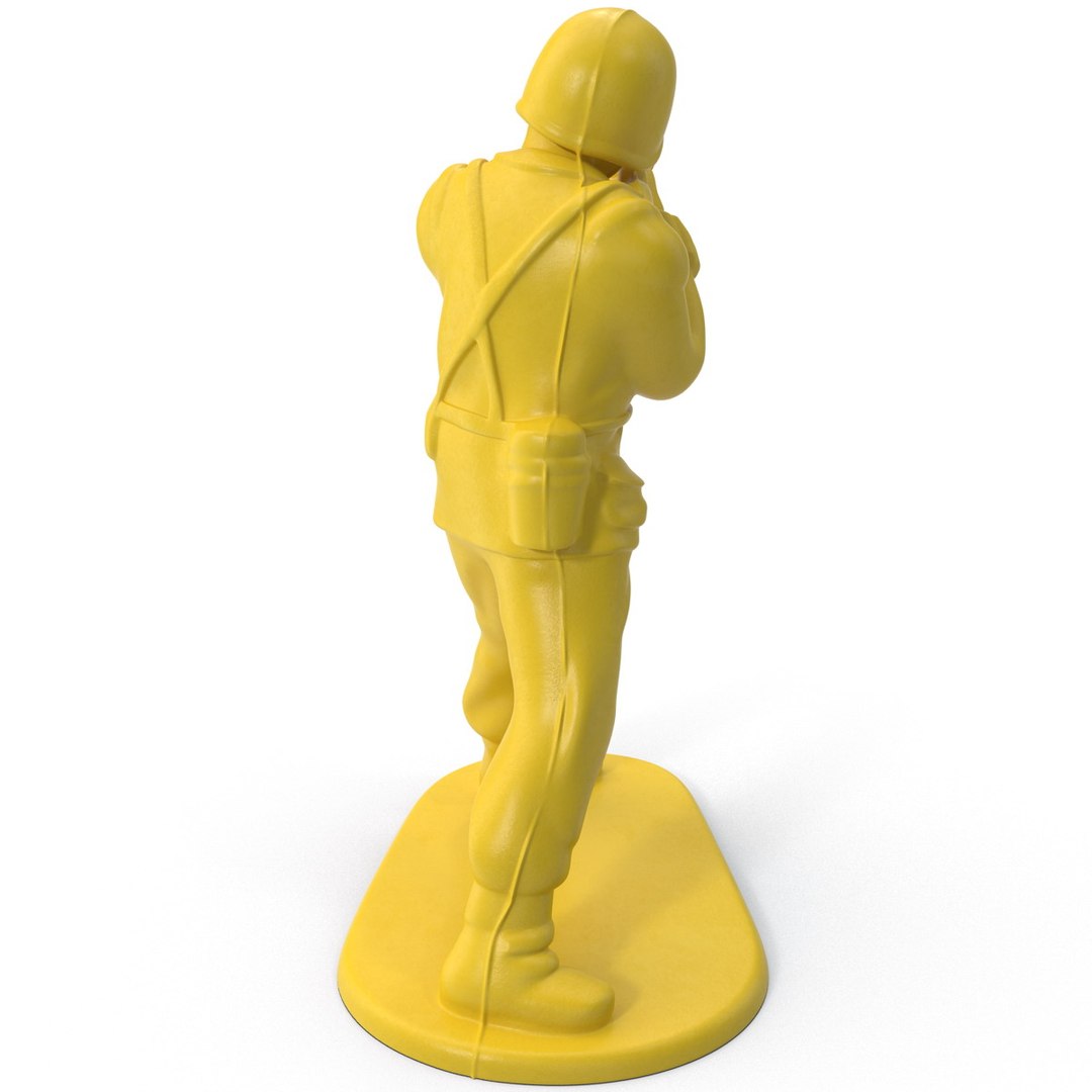 3d plastic army men 2 model