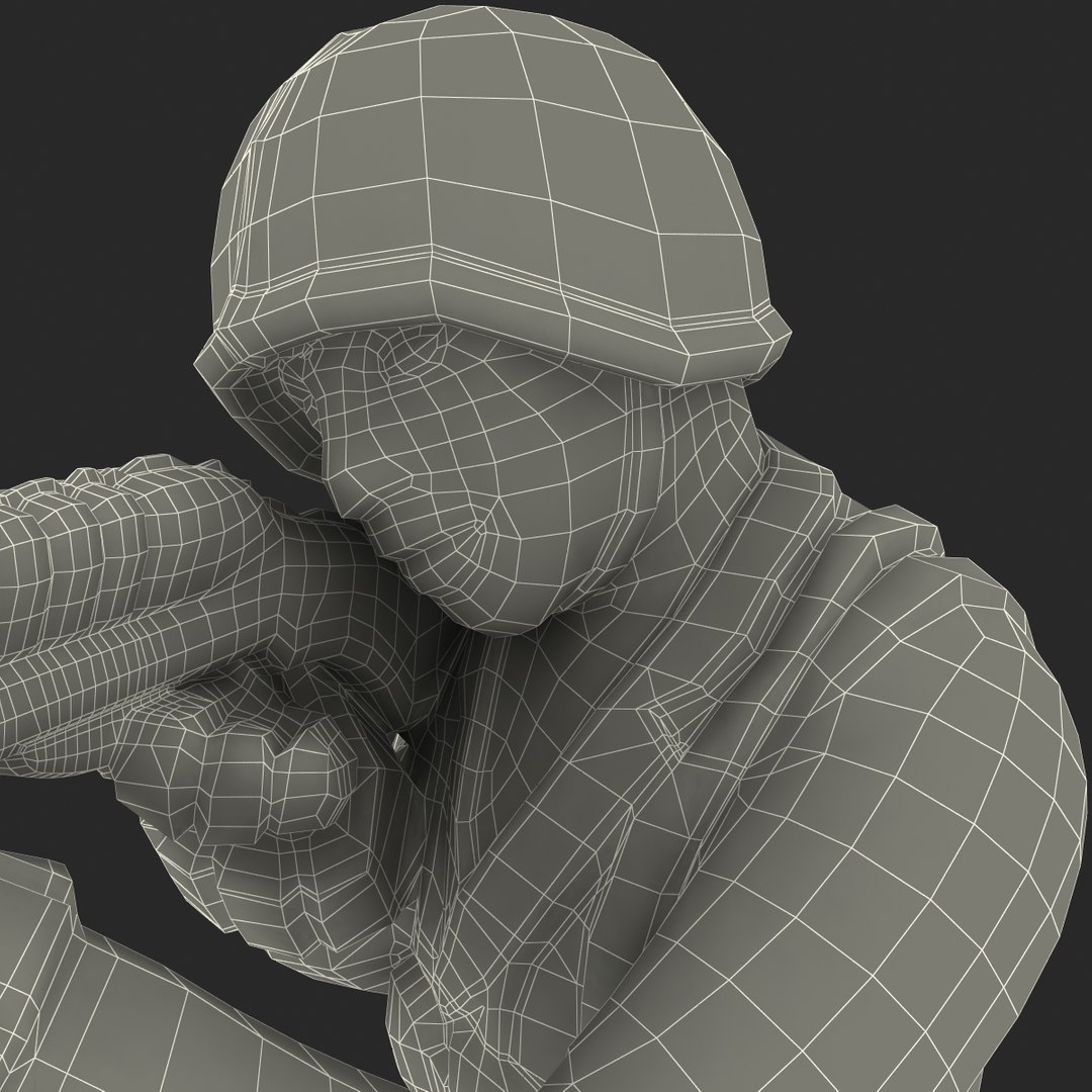 3d Plastic Army Men 2 Model
