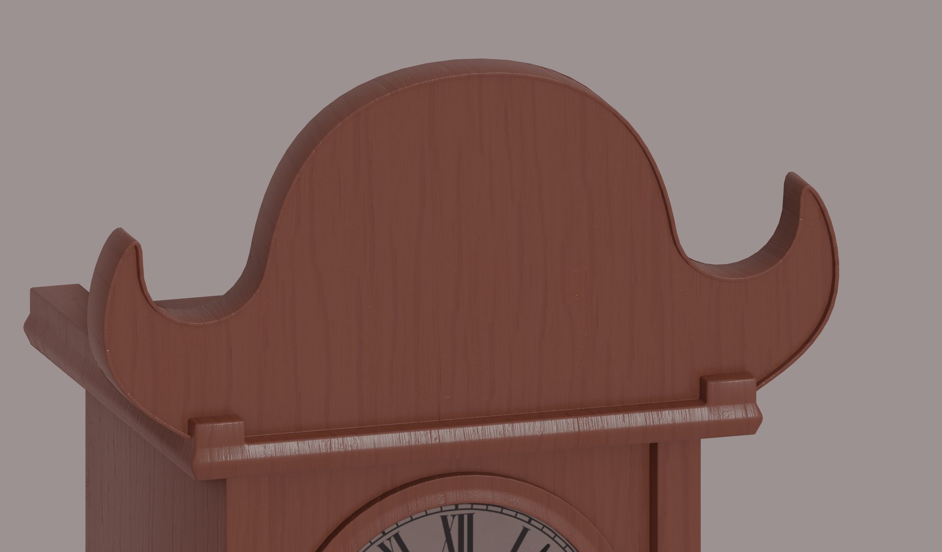 Old Grandfather Clock 3D Model - TurboSquid 2058323