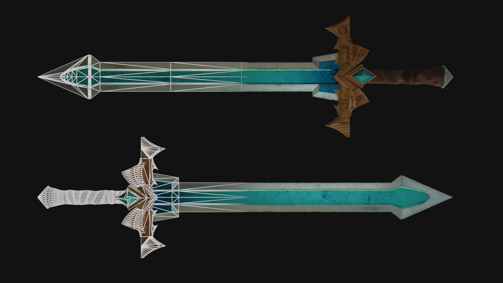 Fantasy Swords 3D Model - TurboSquid 2049142