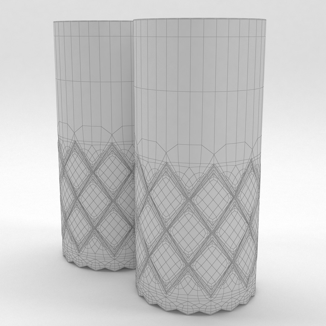 longdrink glass 3d model