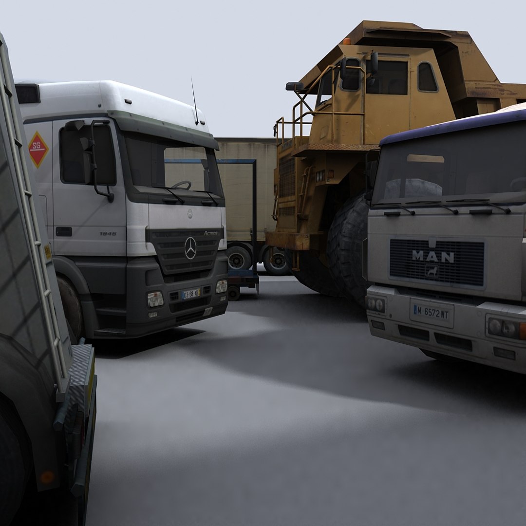 3d model realtime trucks vol 1