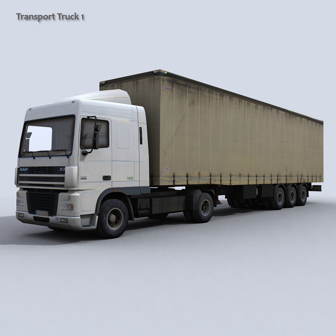 3d model realtime trucks vol 1